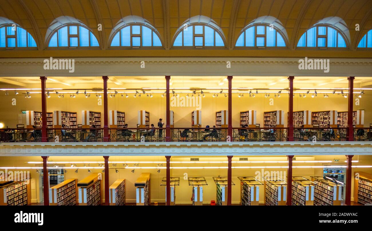Redmond barry reading room state library victoria hi-res stock ...