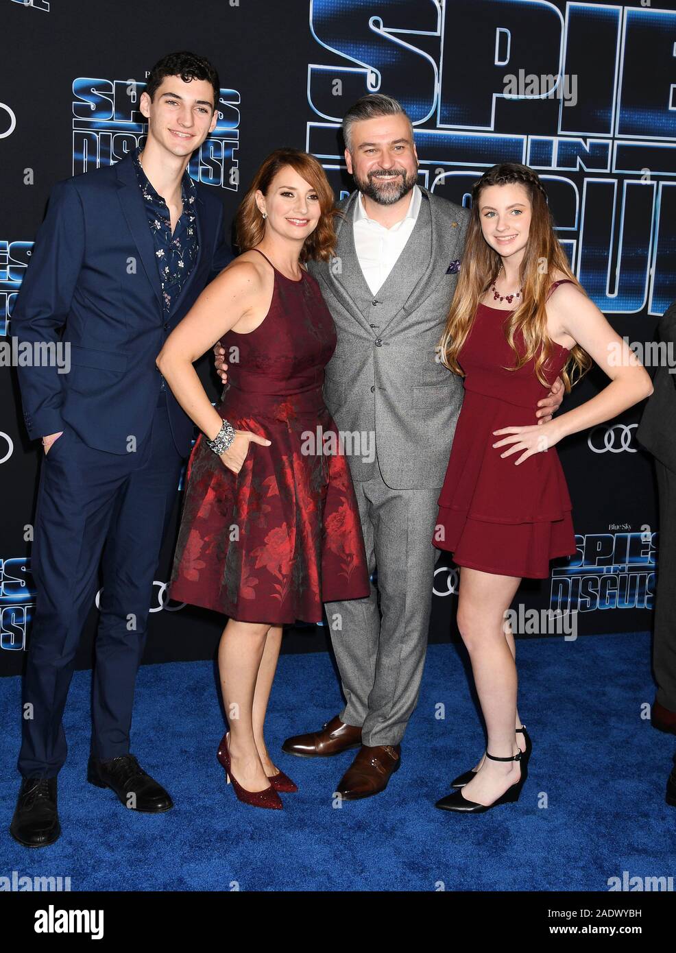 HOLLYWOOD, CA - DECEMBER 04: Director Troy Quane (2nd from R) and ...