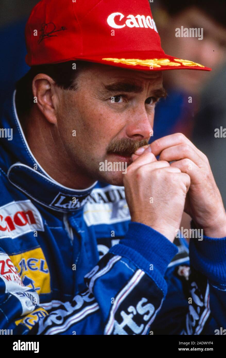 Nigel Mansell, UK, Williams Renault F1 Stock Photo - Alamy