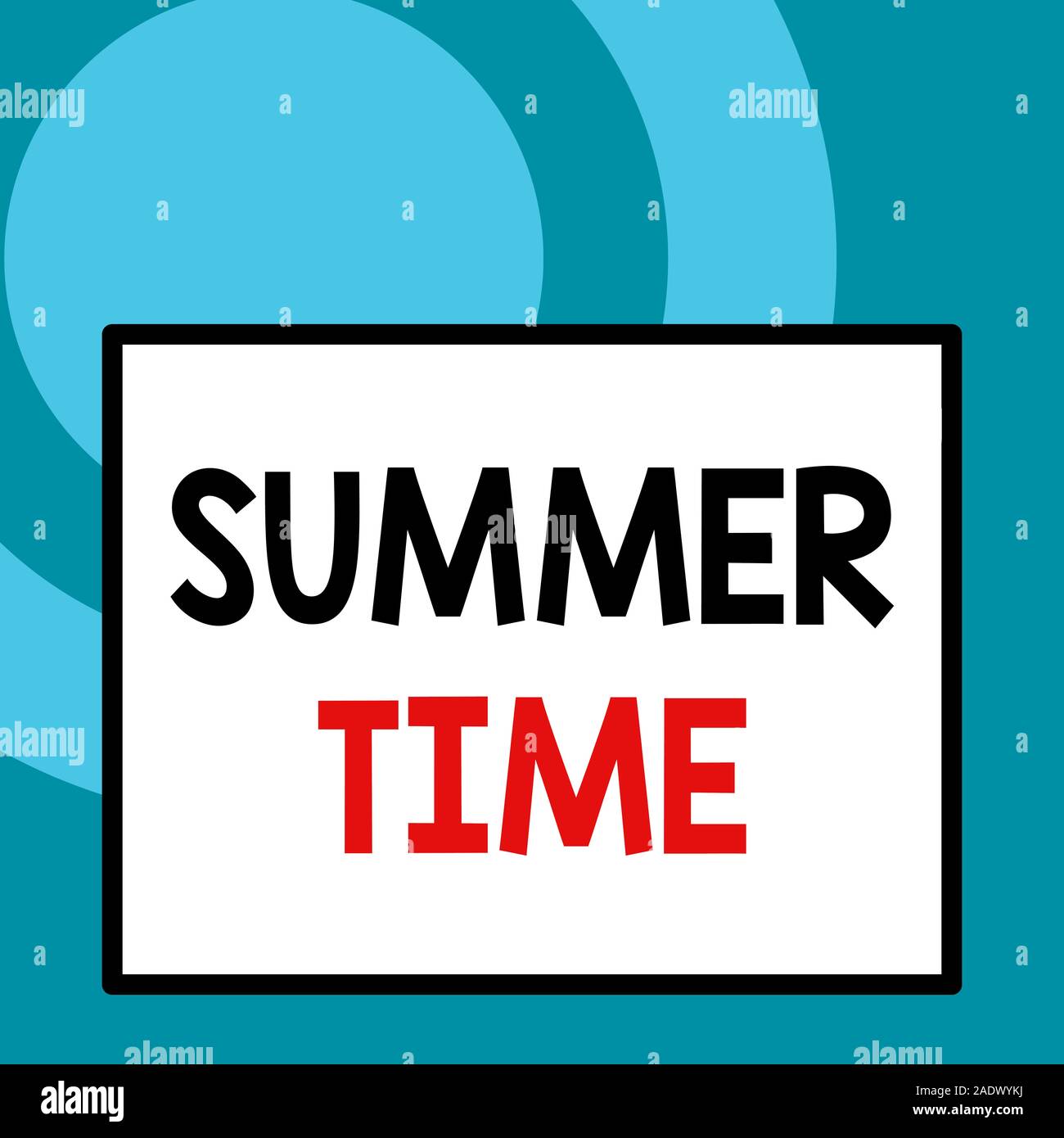 Conceptual hand writing showing Summer Time. Concept meaning warmest ...