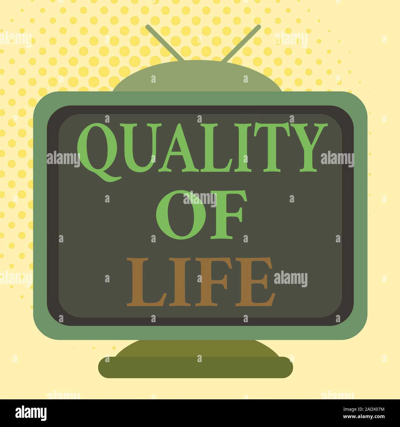 Word writing text Quality Of Life. Business photo showcasing being in ...