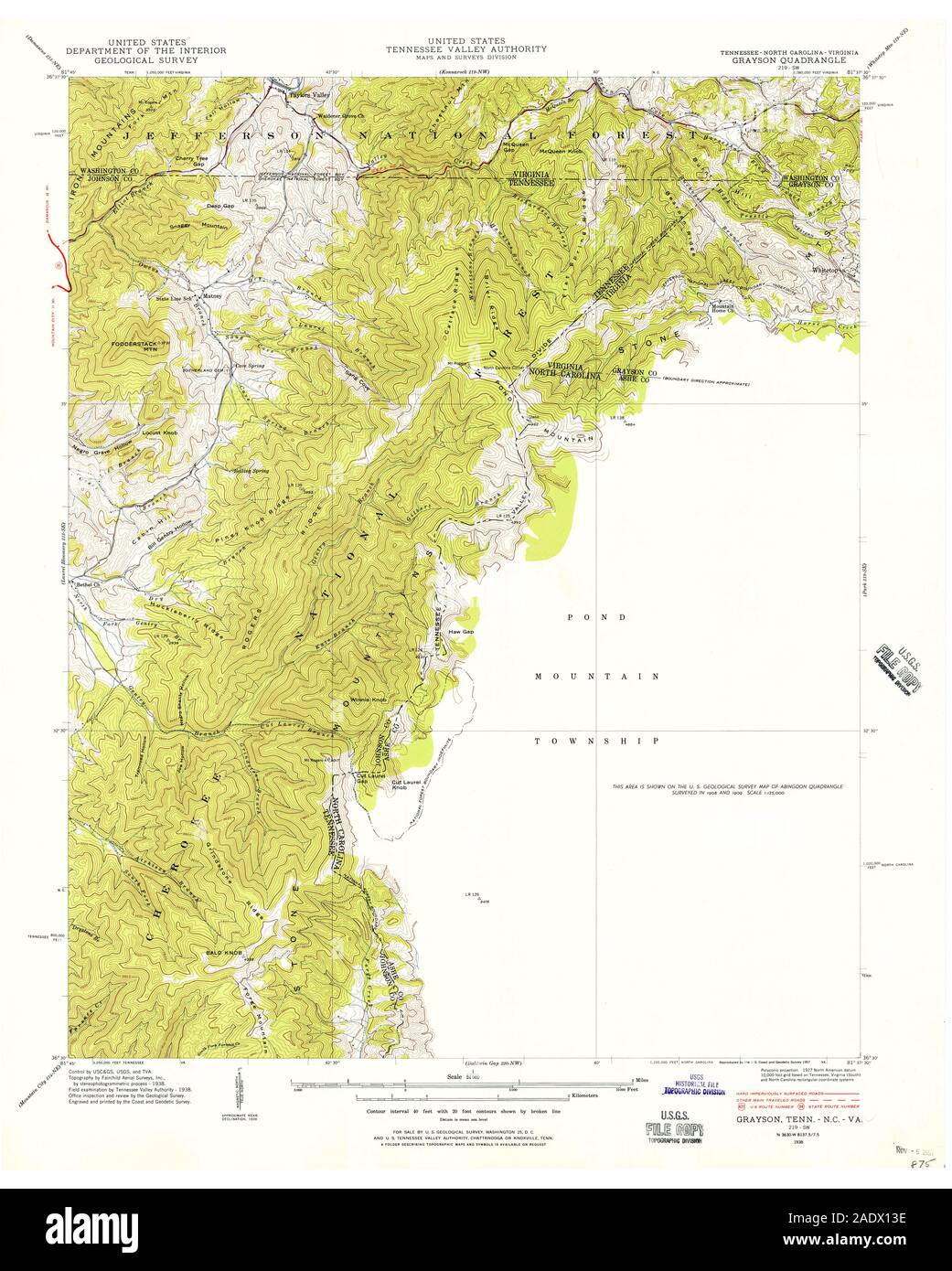Map of grayson hi-res stock photography and images - Alamy