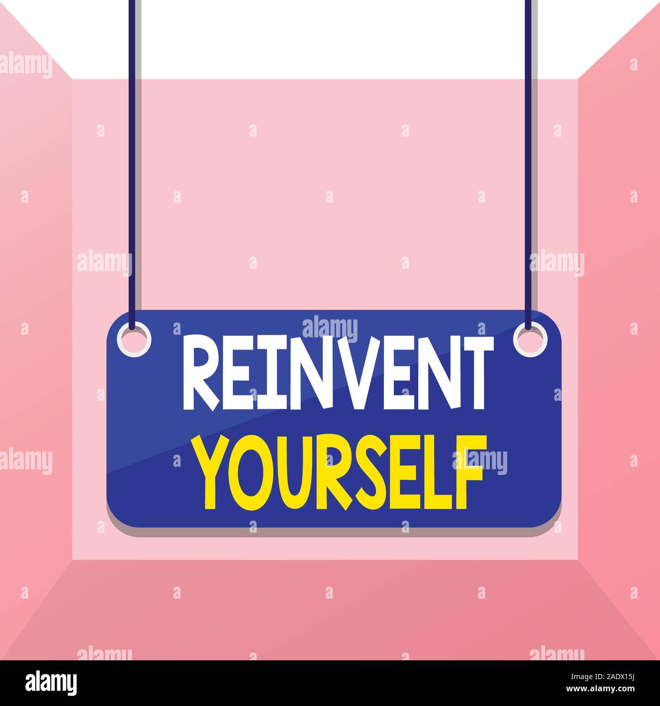 Conceptual hand writing showing Reinvent Yourself. Concept meaning to ...