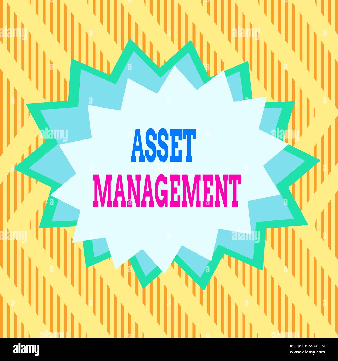 Conceptual hand writing showing Asset Management. Concept meaning ...