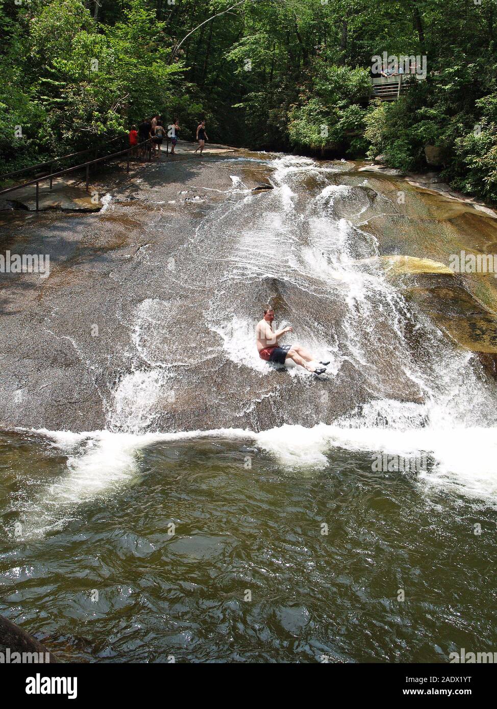 North carolina sliding rock pisgah hi-res stock photography and images ...