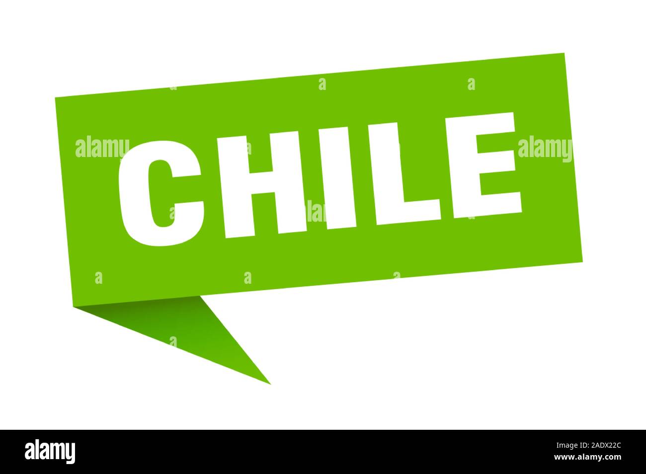 Chile sticker. Green Chile signpost pointer sign Stock Vector Image ...