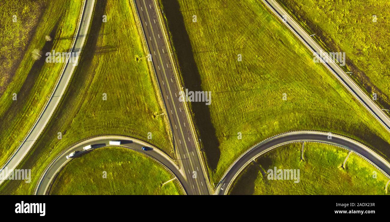 Beautiful Straight Road Landscape Around High Resolution Stock ...