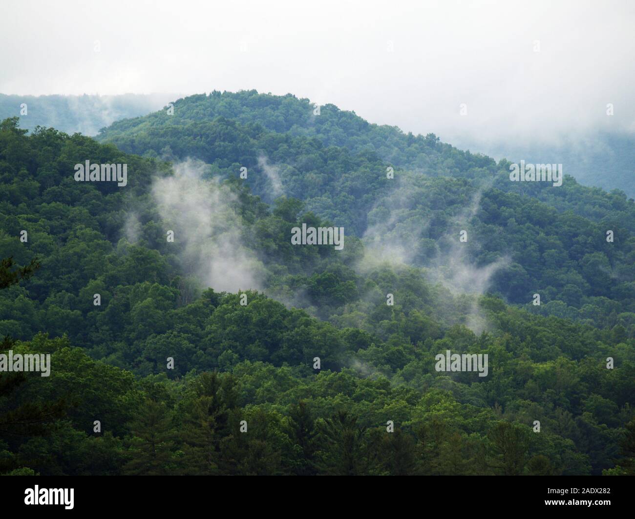 Blue Ridge Mountains,water vapor Stock Photo - Alamy