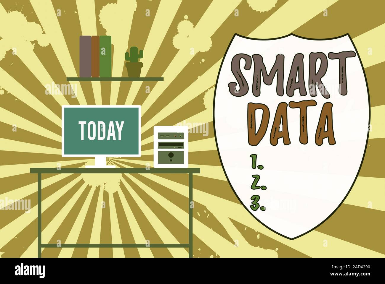 Handwriting text Smart Data. Conceptual photo digital information that ...