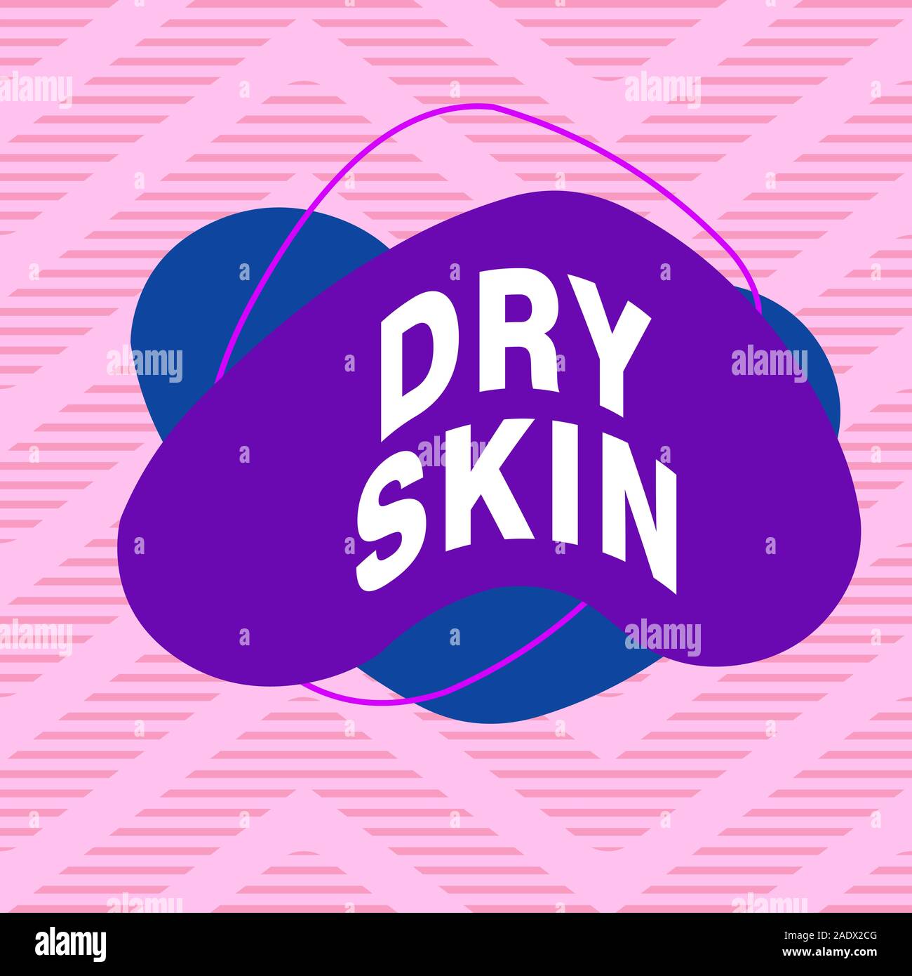 Handwriting text writing Dry Skin. Conceptual photo uncomfortable ...