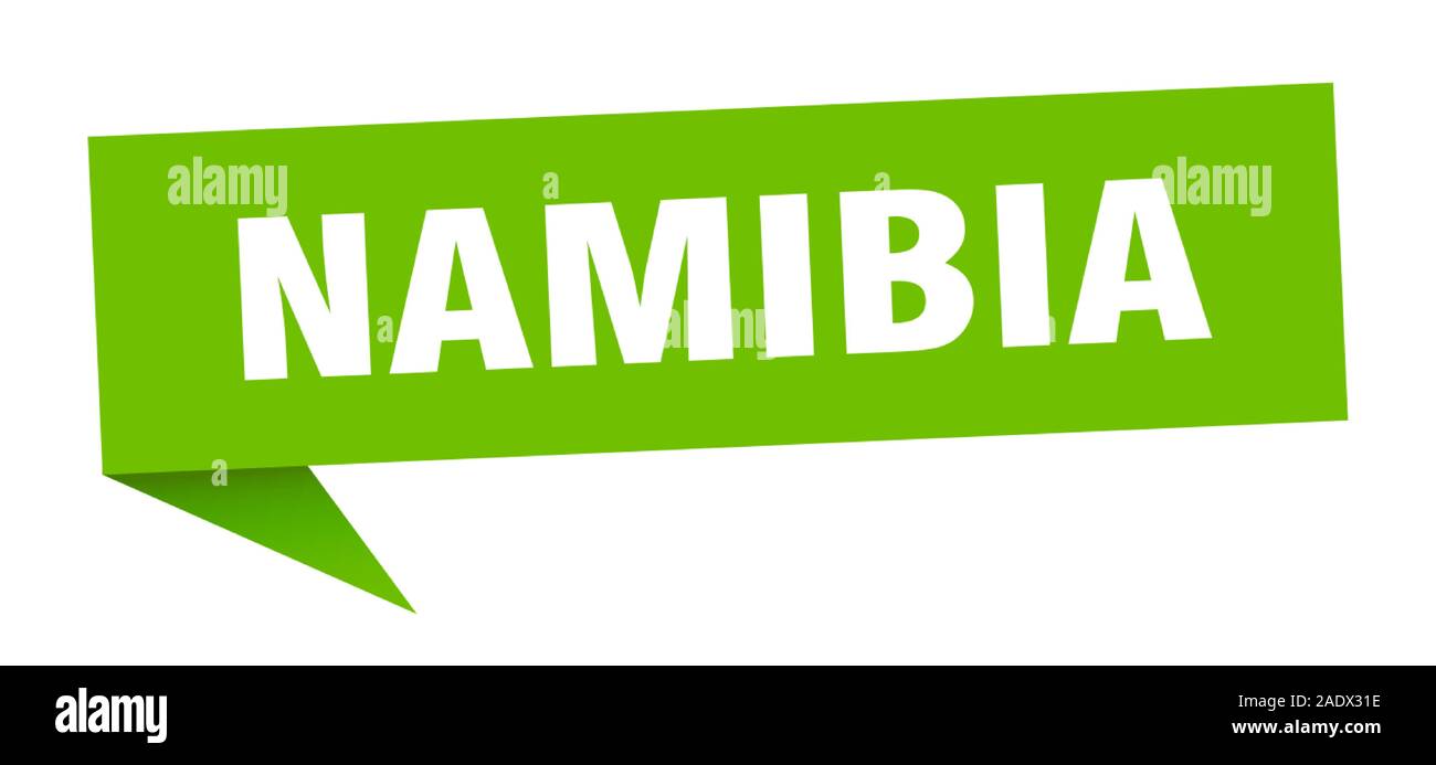 Namibia sticker. Green Namibia signpost pointer sign Stock Vector Image ...