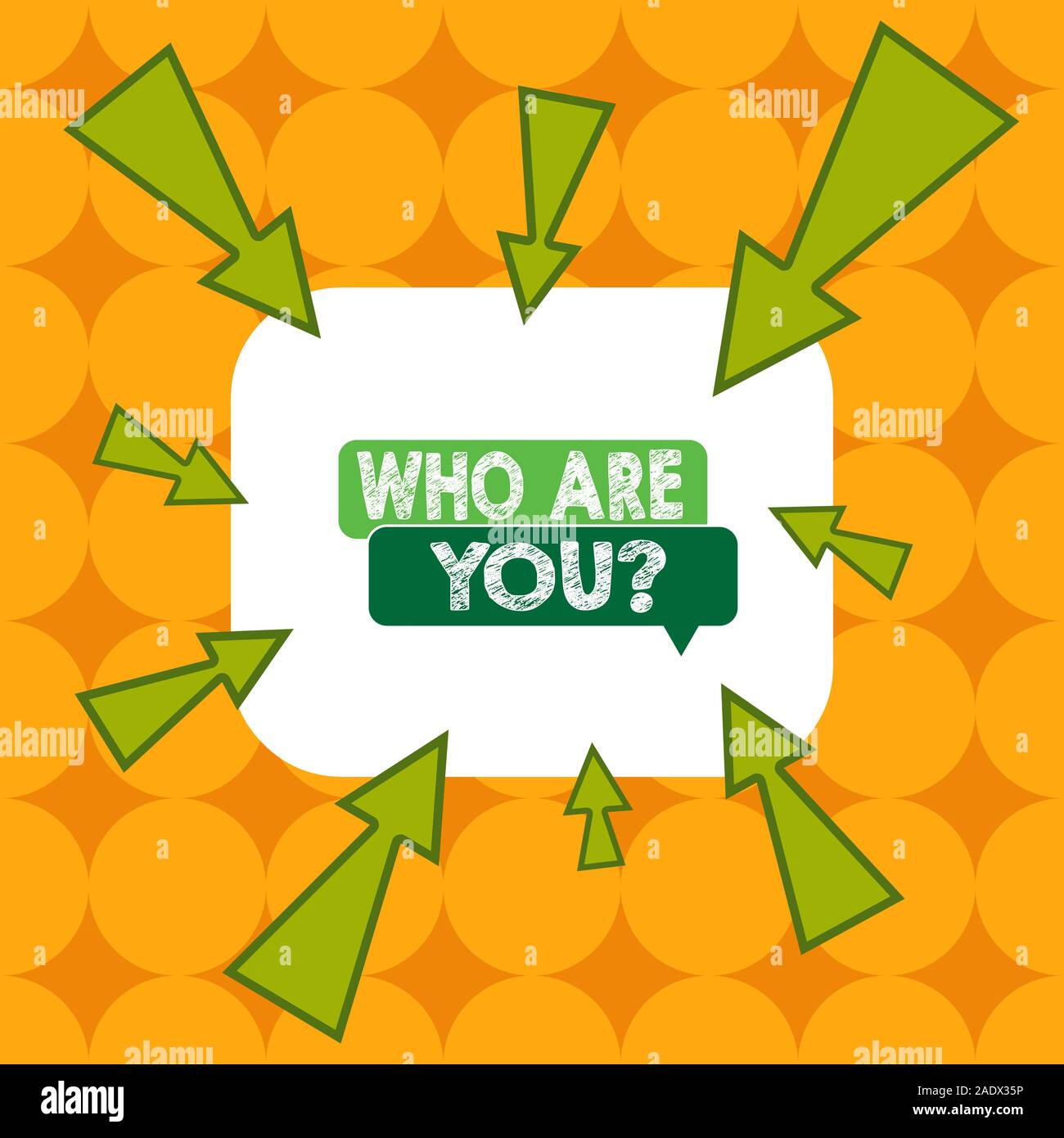 Word writing text Who Are You question. Business photo showcasing ...