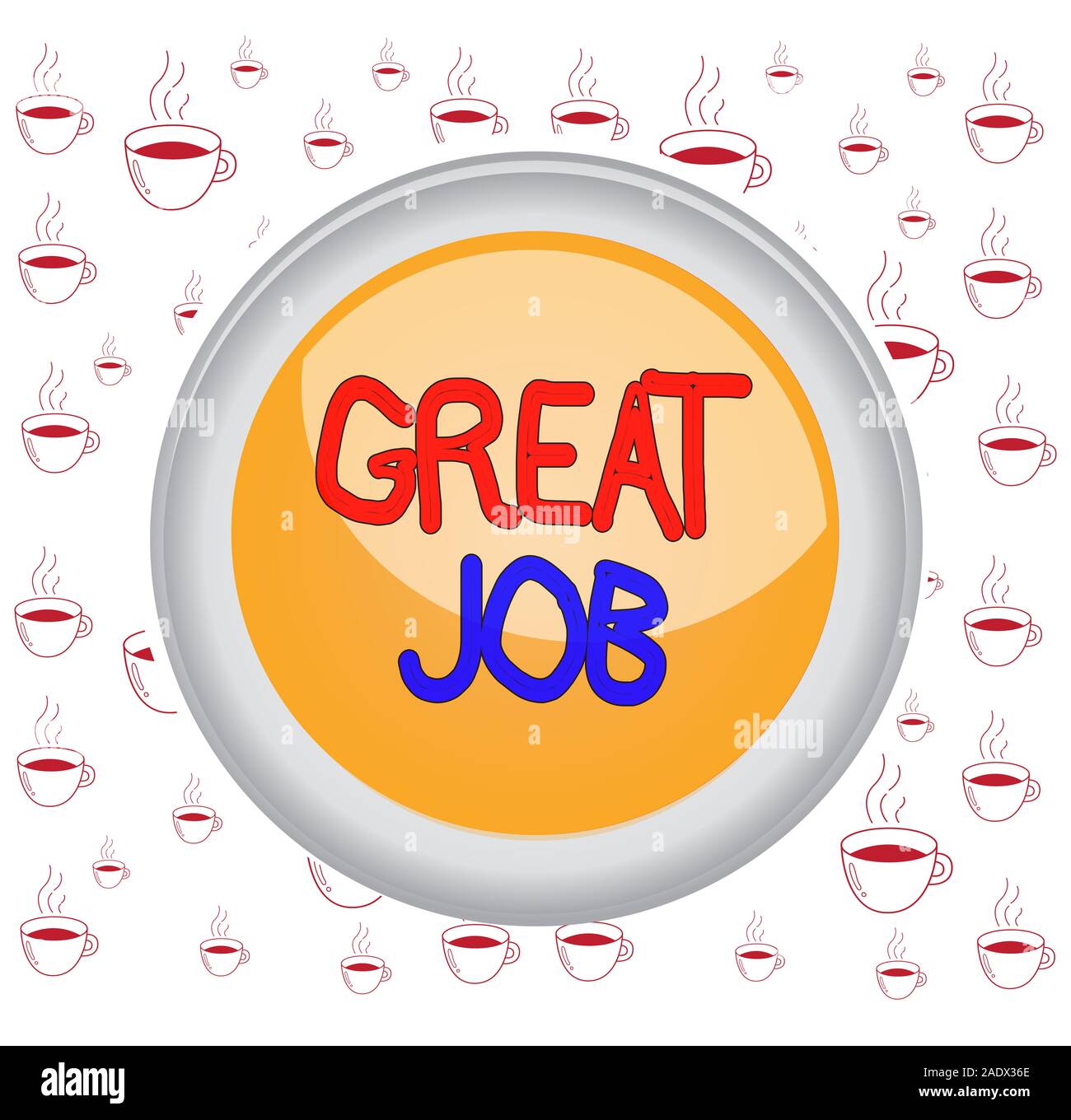 Writing note showing Great Job. Business concept for used praising ...