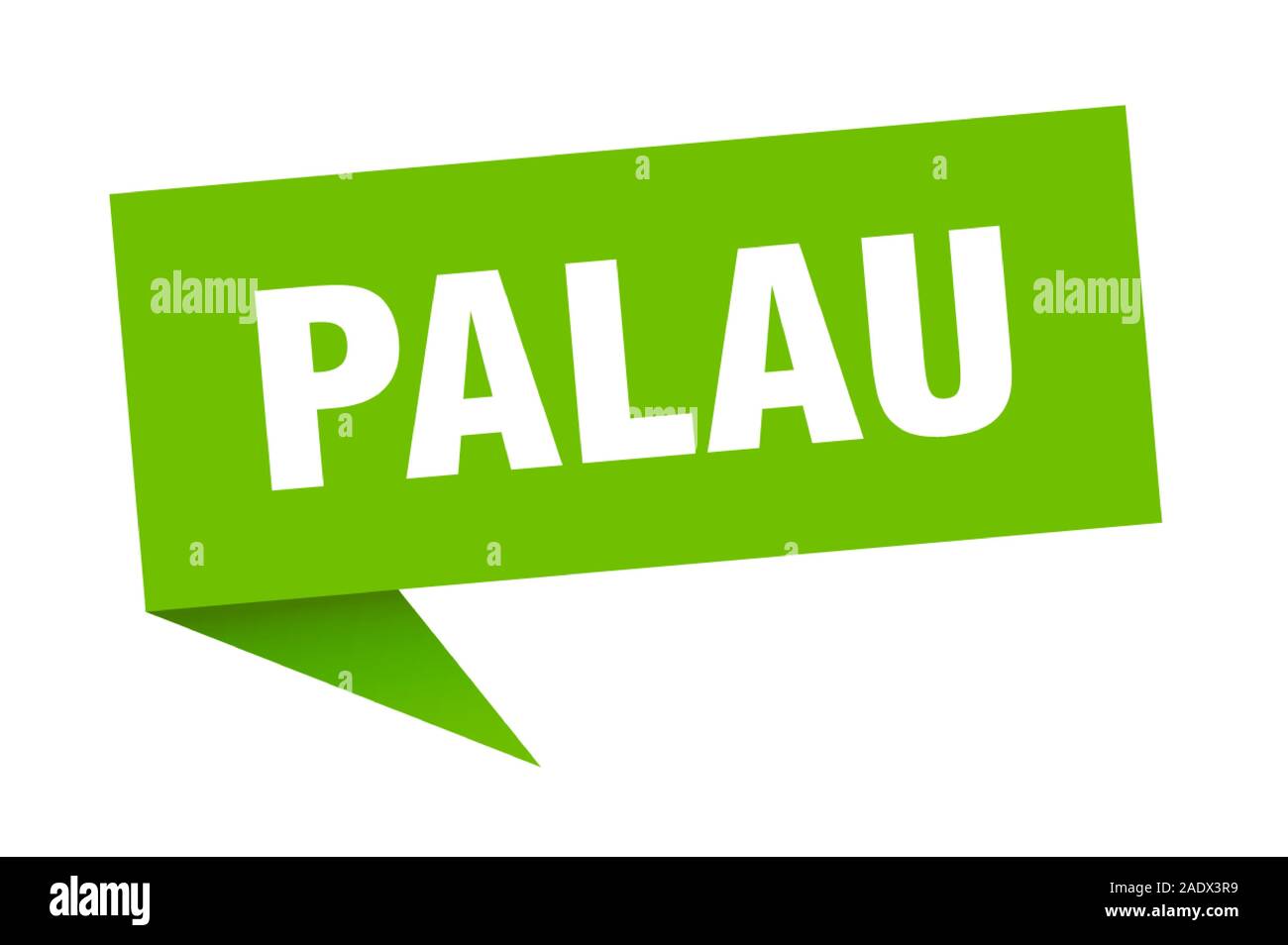 Palau sticker. Green Palau signpost pointer sign Stock Vector Image ...