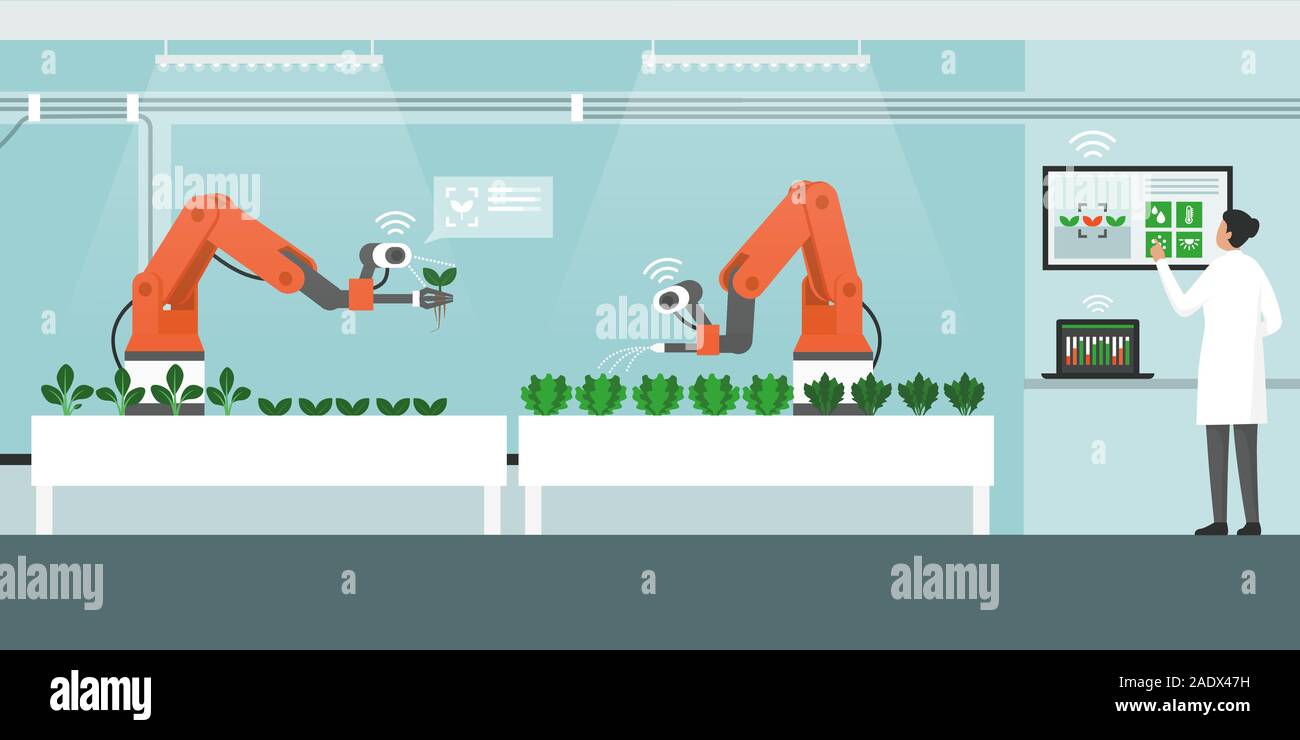 Control panel automated manufacturing Stock Vector Images - Alamy
