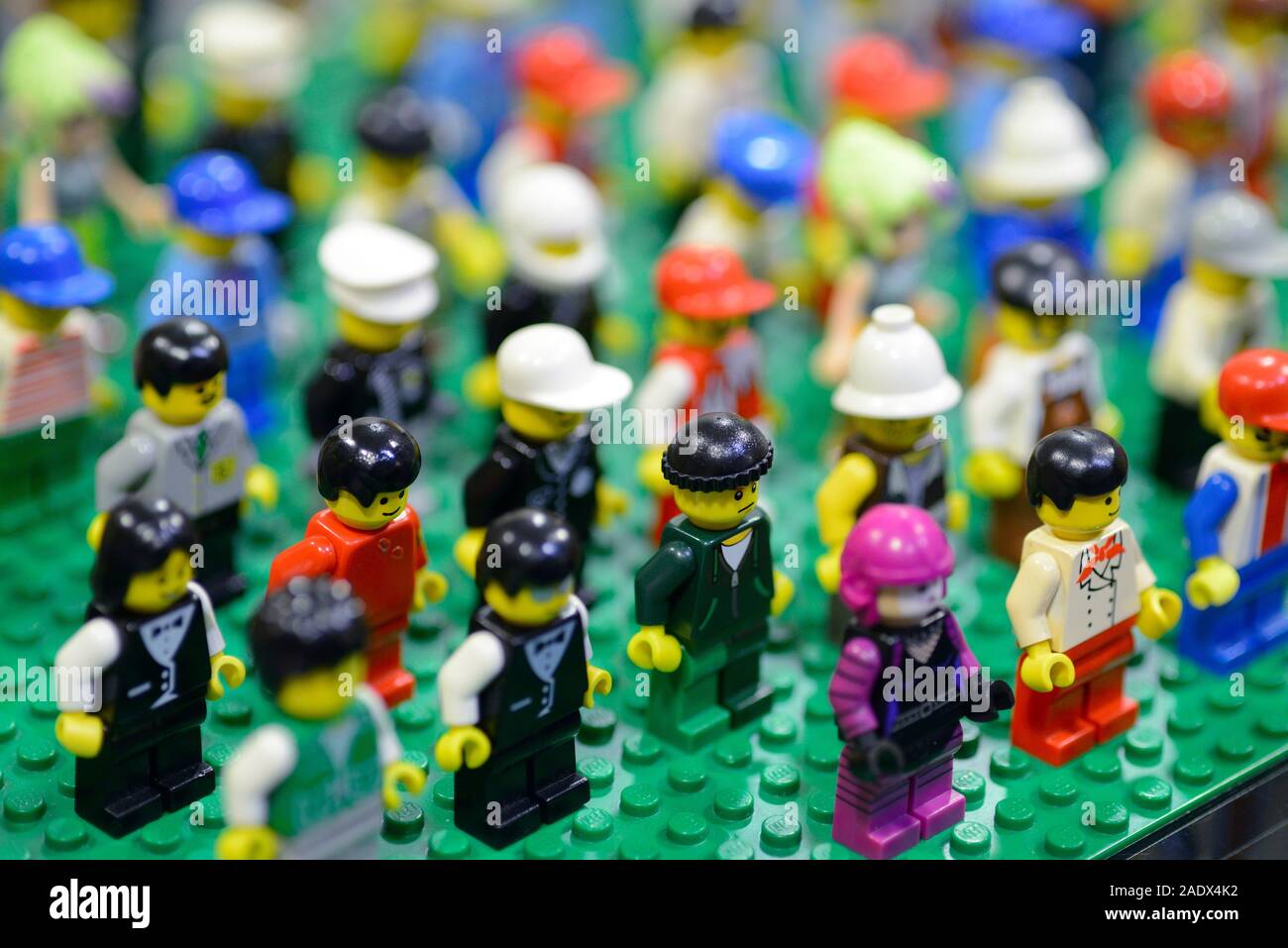Group of Various Lego Mini Characters Stock Photo - Alamy