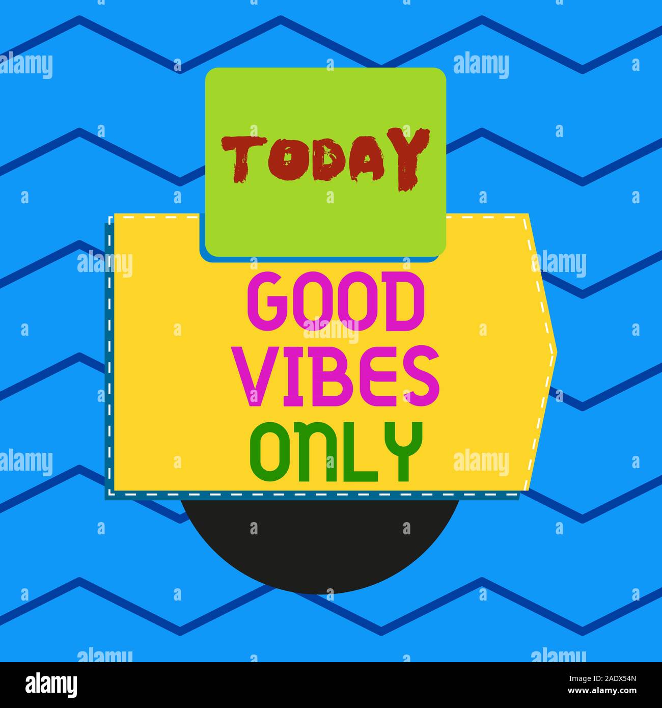 Writing note showing Good Vibes Only. Business concept for Just ...