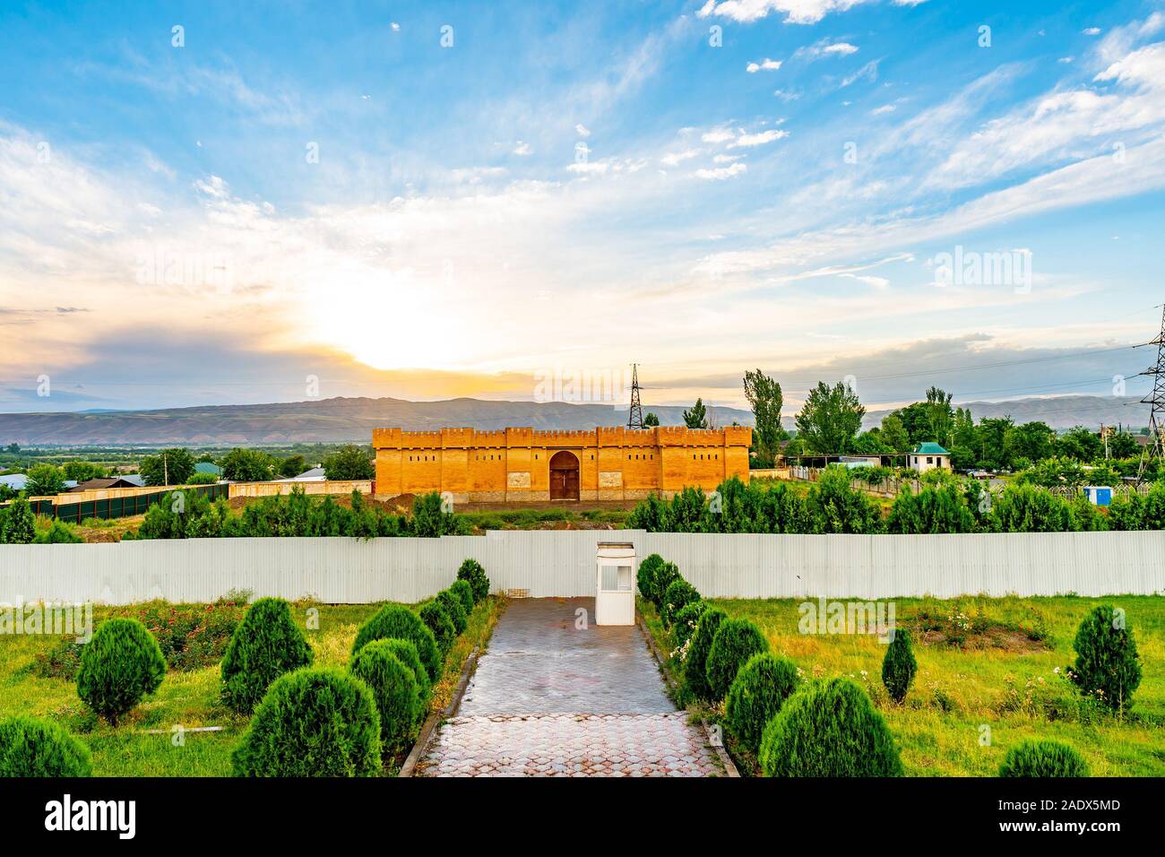 Kulob Castle Square at City Center Breathtaking Picturesque View of a ...