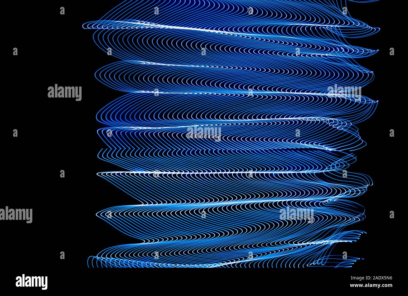 Bright neon line designed background, shot with long exposure. Modern ...