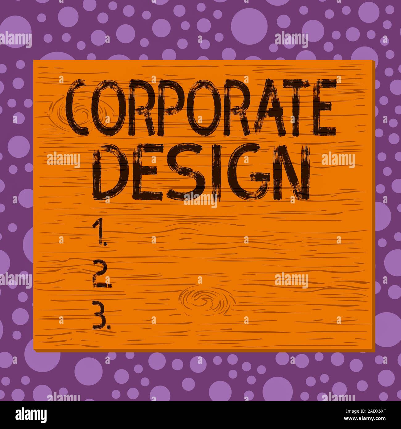 Writing note showing Corporate Design. Business concept for official ...