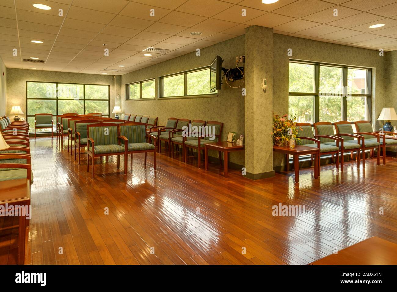 Waiting room - medical clinic setting or hospital setting Stock Photo ...