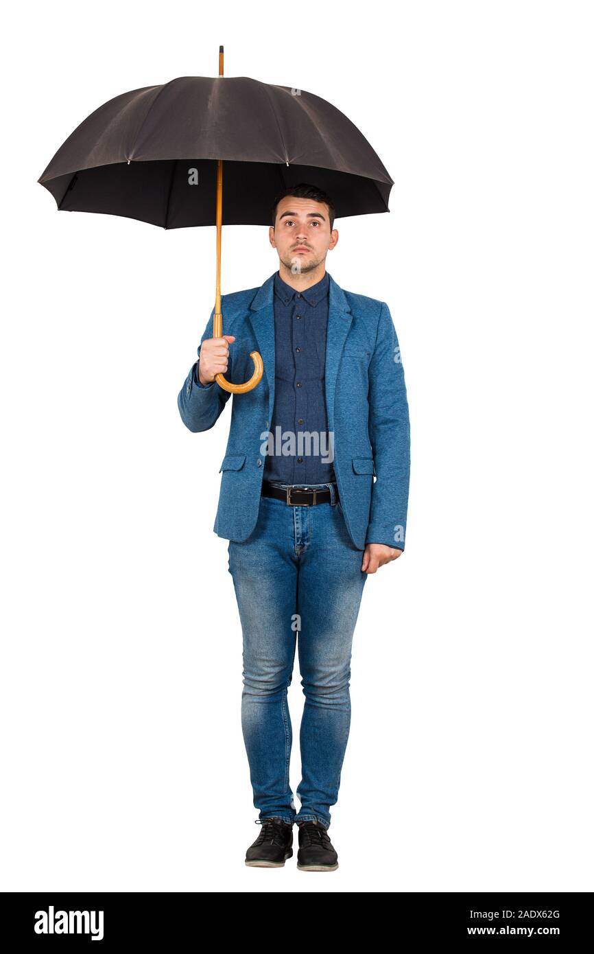 Elegant businessman wearing blue Cut Out Stock Images & Pictures - Alamy