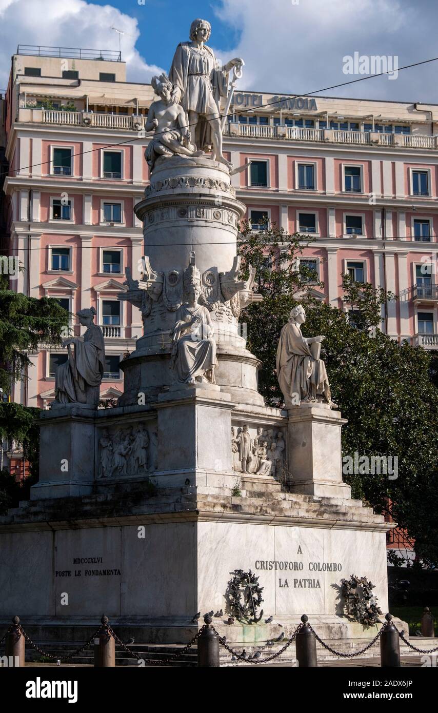 Columbus Genoa Italy High Resolution Stock Photography and Images - Alamy