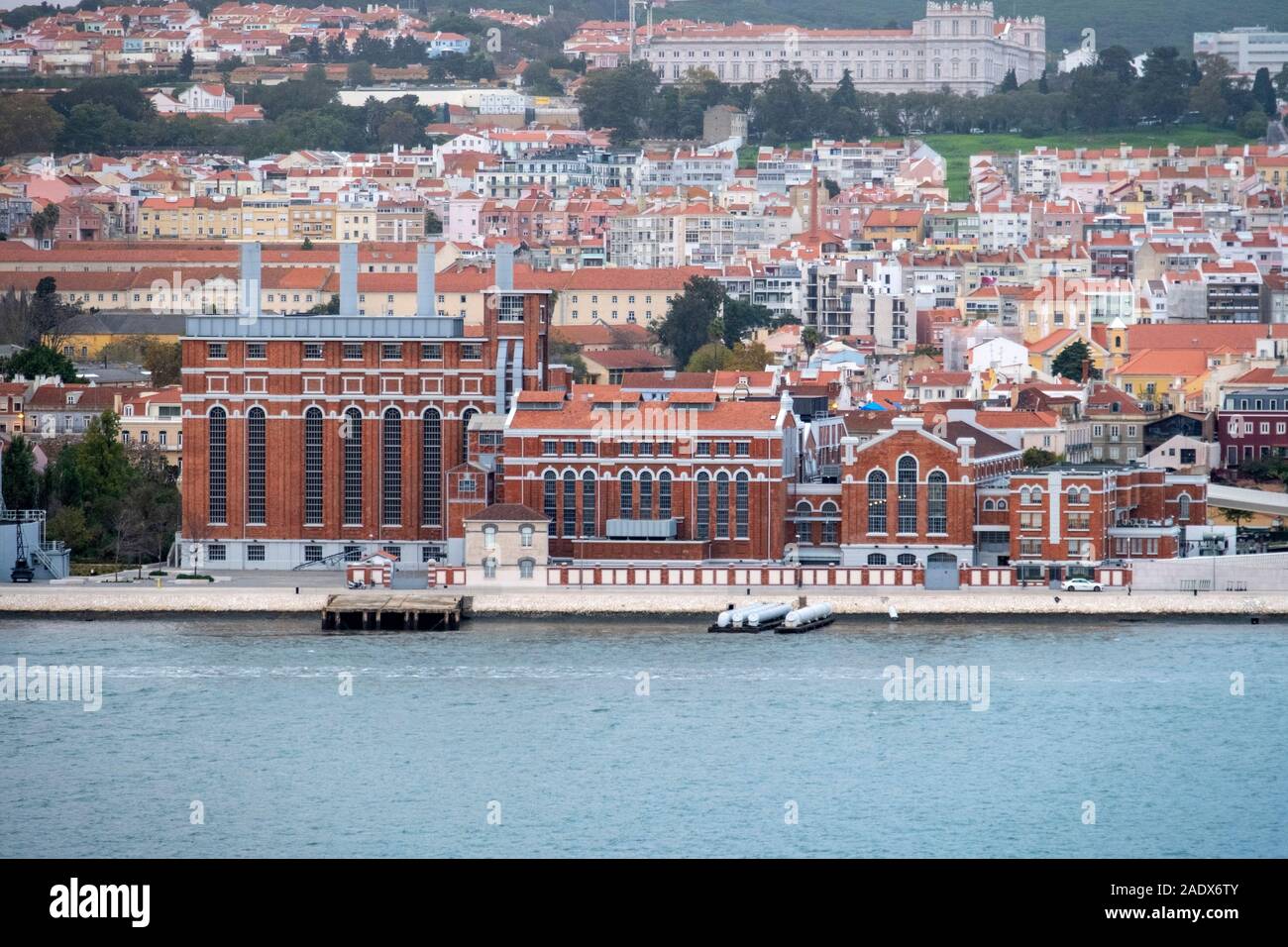 The Tejo Power Station thermoelectric power plant in Lisbon, Portugal ...