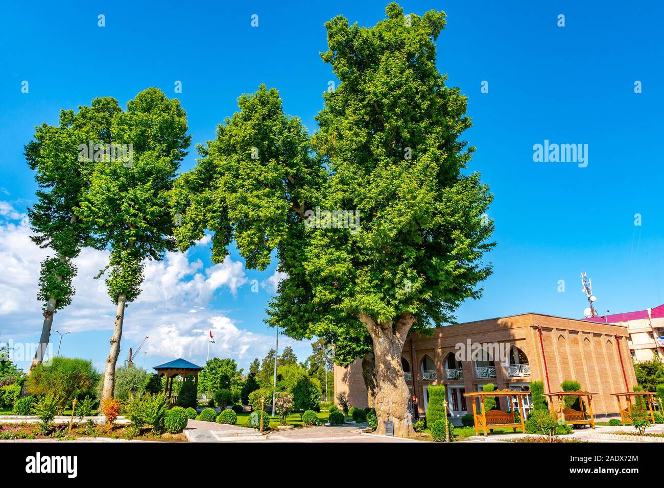 Kulob Mir Sayyid Ali Hamadani Mausoleum Picturesque View of Pavilion on ...