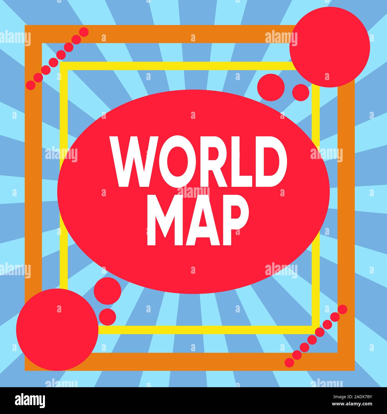 Writing Note Showing World Map Business Concept For A Diagrammatic Representation Of The