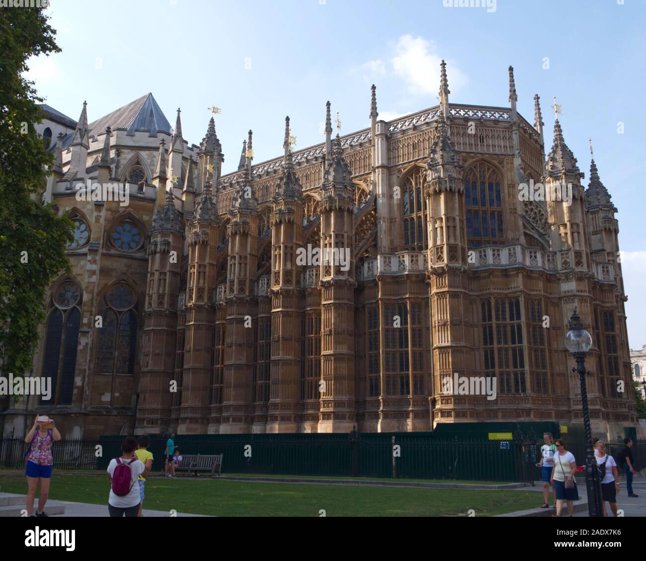 Part of the Magnificent Exterior of Westminster Abbey, London ...