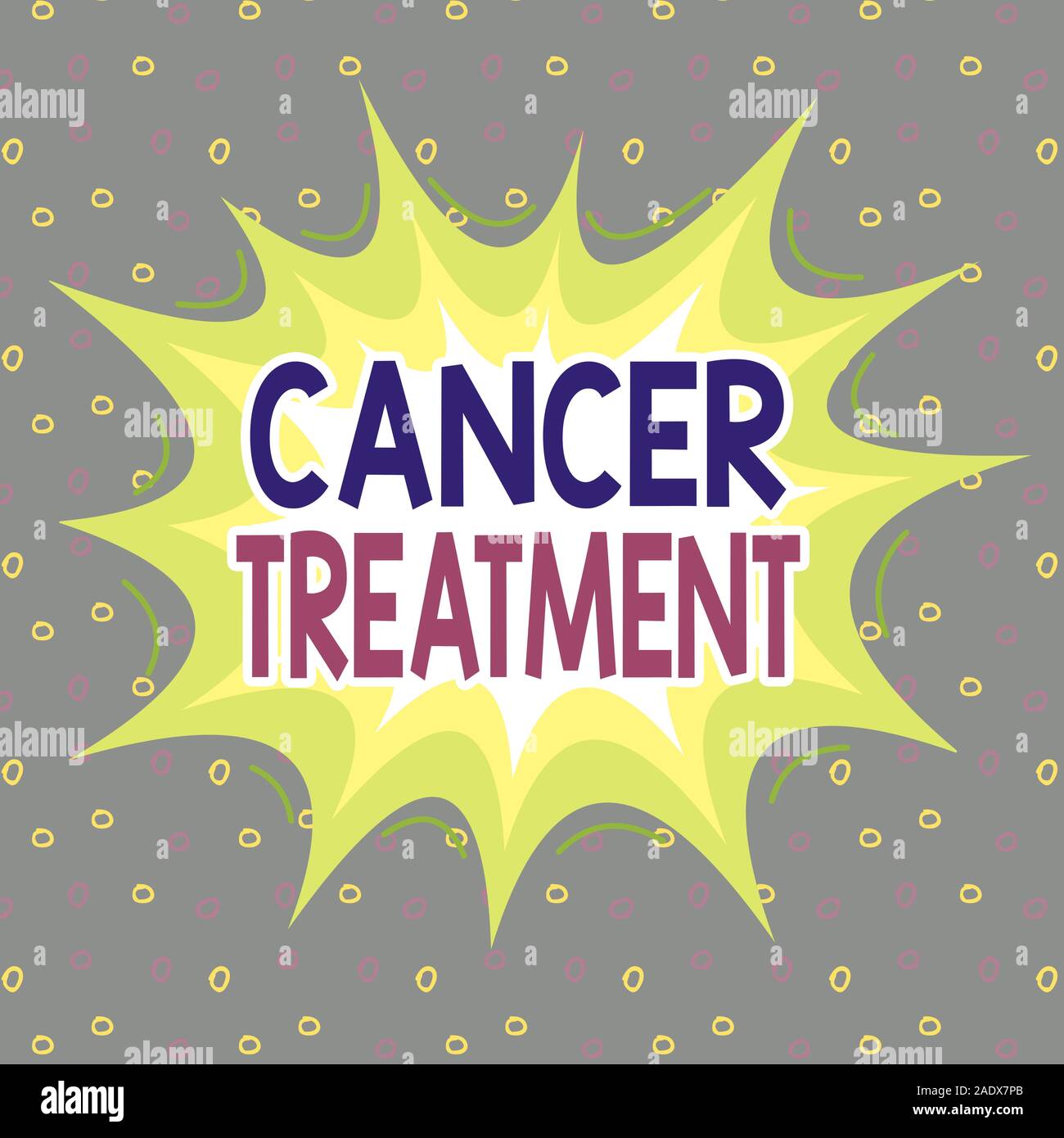 Handwriting text writing Cancer Treatment. Conceptual photo The ...