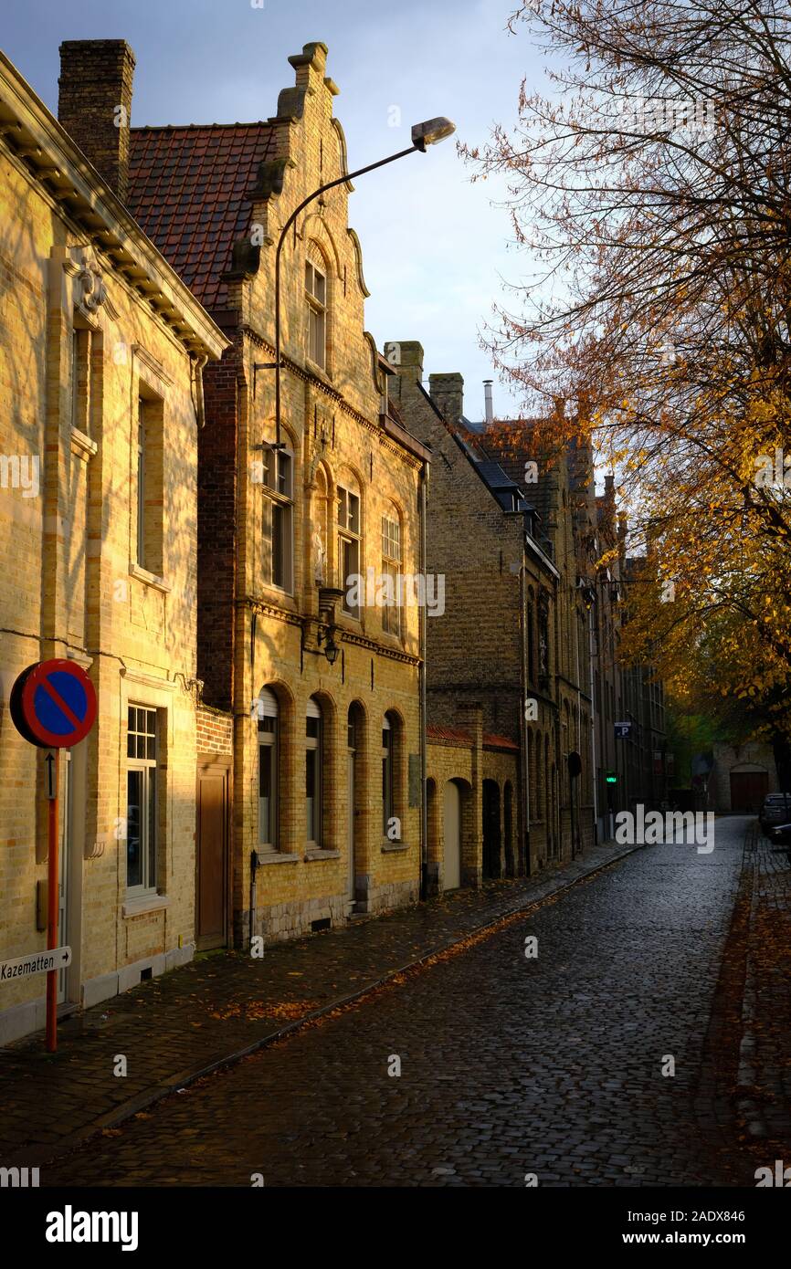 Street scene in the Belgian city of Ypres (Ieper Stock Photo - Alamy