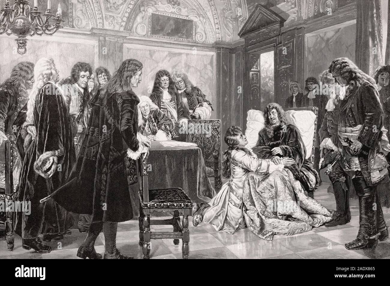 Death bed william hi-res stock photography and images - Alamy