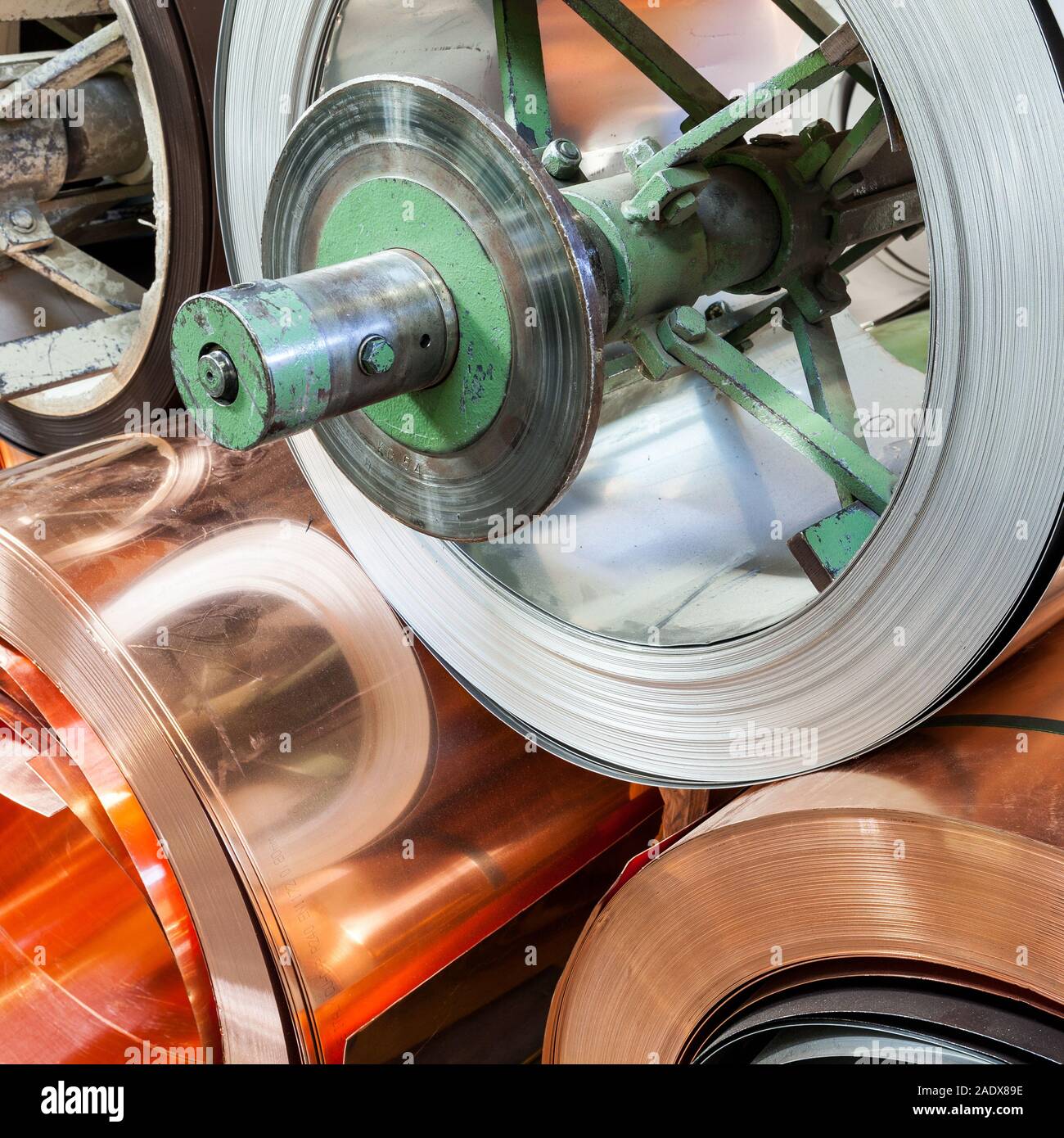 Metal coils hi-res stock photography and images - Alamy
