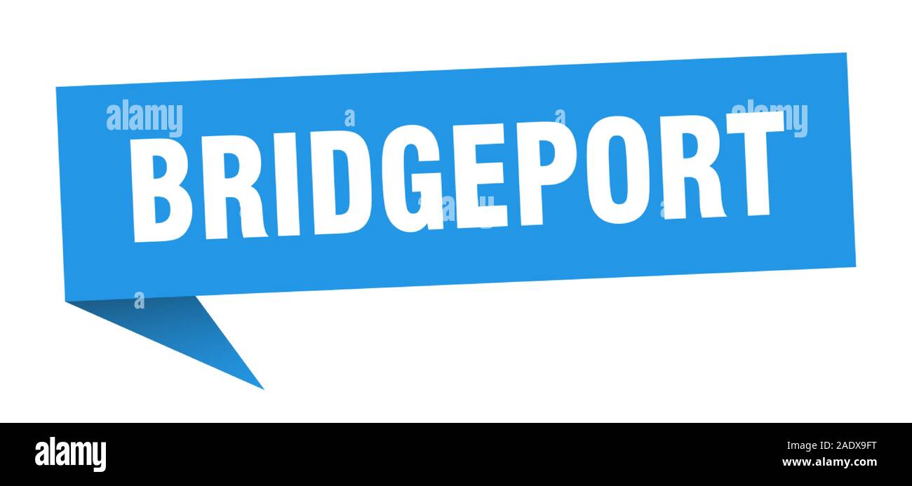 Bridgeport sticker. Blue Bridgeport signpost pointer sign Stock Vector ...
