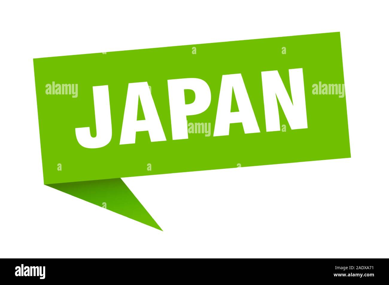 Japan sticker. Green Japan signpost pointer sign Stock Vector Image ...
