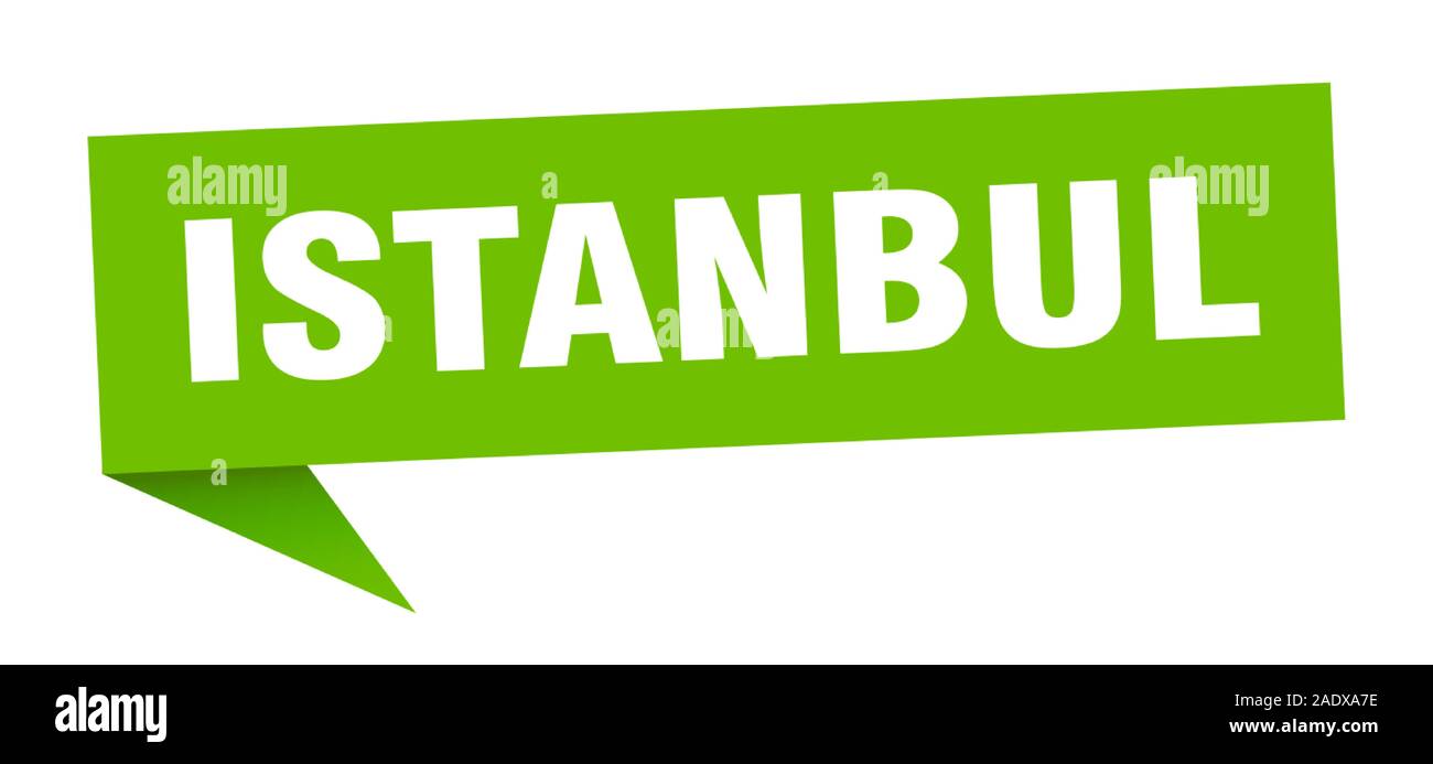 Istanbul sign welcome green Stock Vector Images - Alamy
