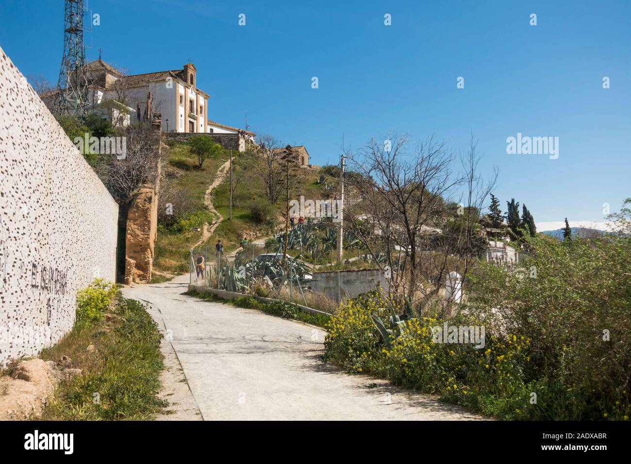 Ermita de San Miguel Alto, Chapel on top of Sacromonte hills, Granda ...