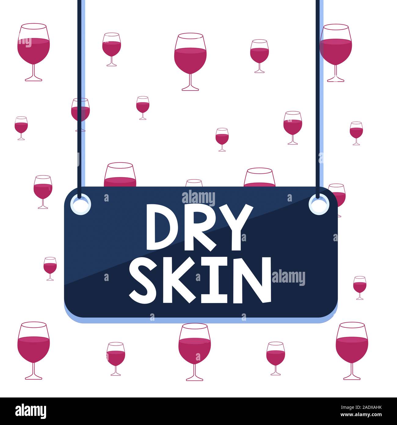 Text sign showing Dry Skin. Business photo text uncomfortable condition ...