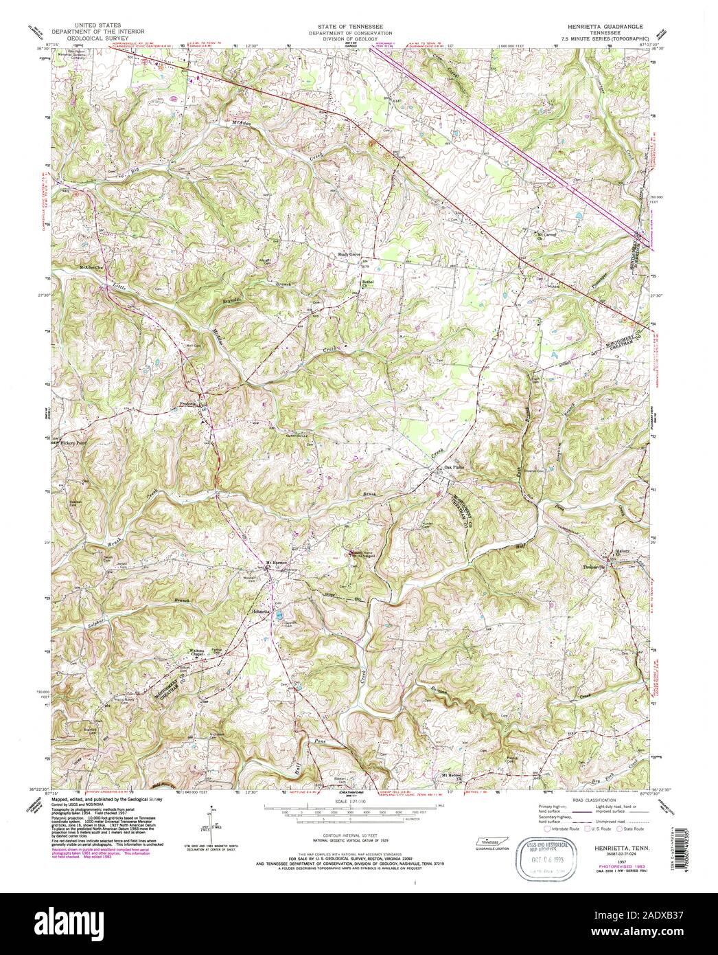 Henrietta map hi-res stock photography and images - Alamy