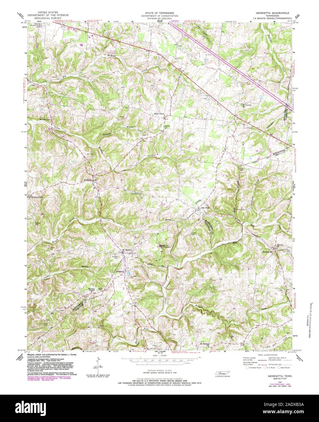 Henrietta map hi-res stock photography and images - Alamy