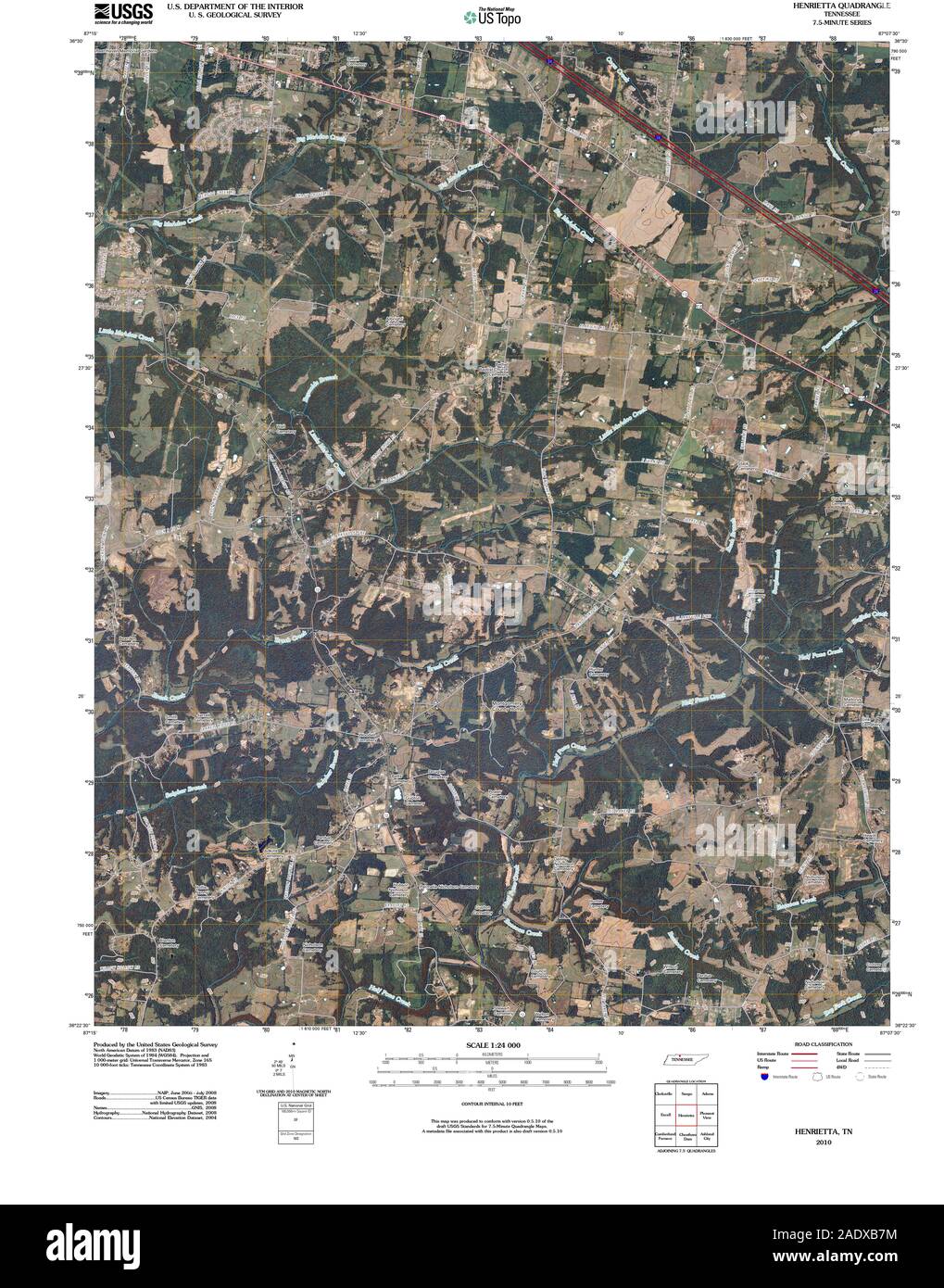 Henrietta map hi-res stock photography and images - Alamy