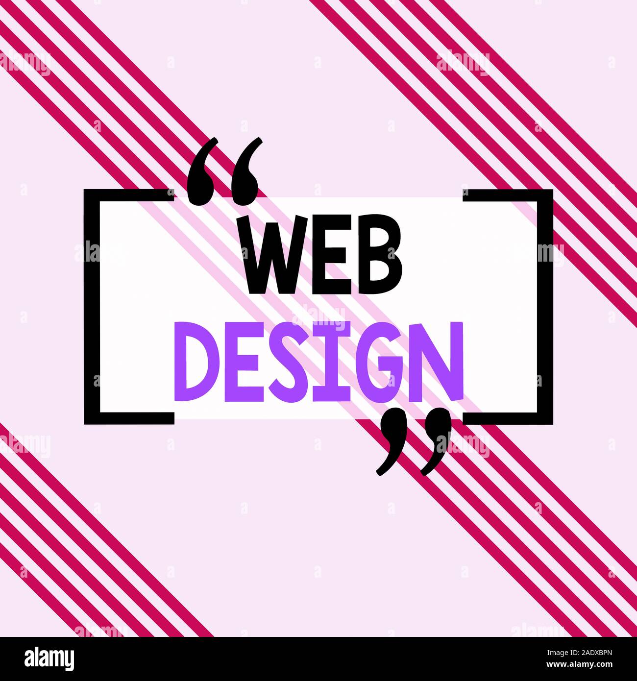 Writing note showing Web Design. Business concept for Website development Designing and process ...