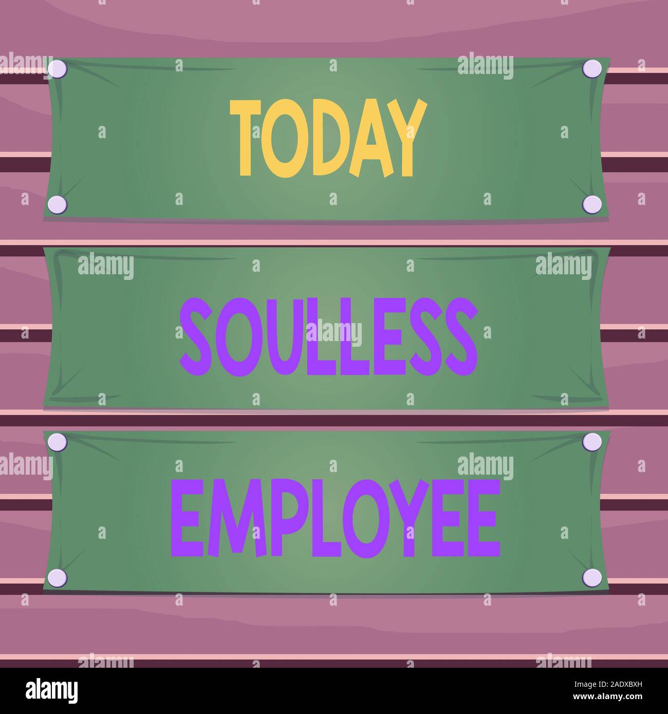 Conceptual hand writing showing Soulless Employee. Concept meaning lack ...