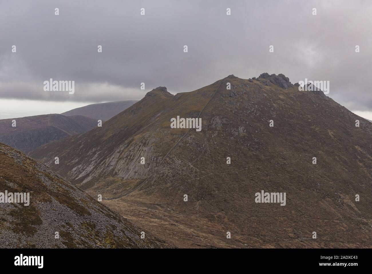Slieve Bearnagh, The Mourne mountains, County Down, Northern Ireland ...
