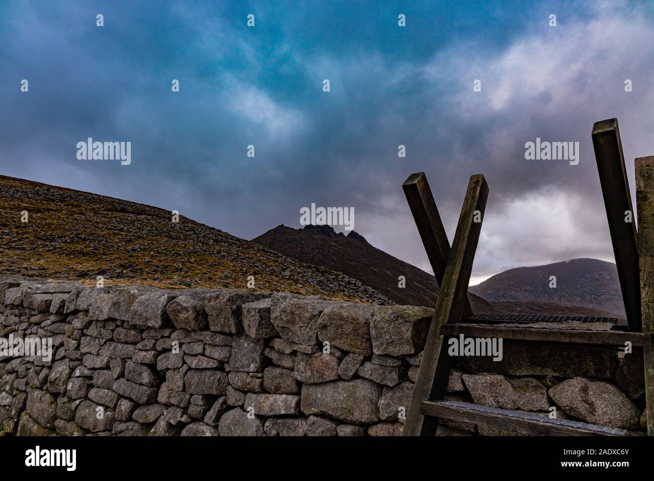 Slieve Bearnagh, The Mourne mountains, County Down, Northern Ireland ...