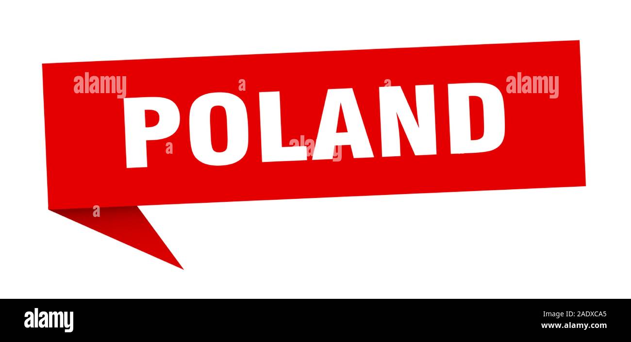 Welcome poland red square hi-res stock photography and images - Alamy