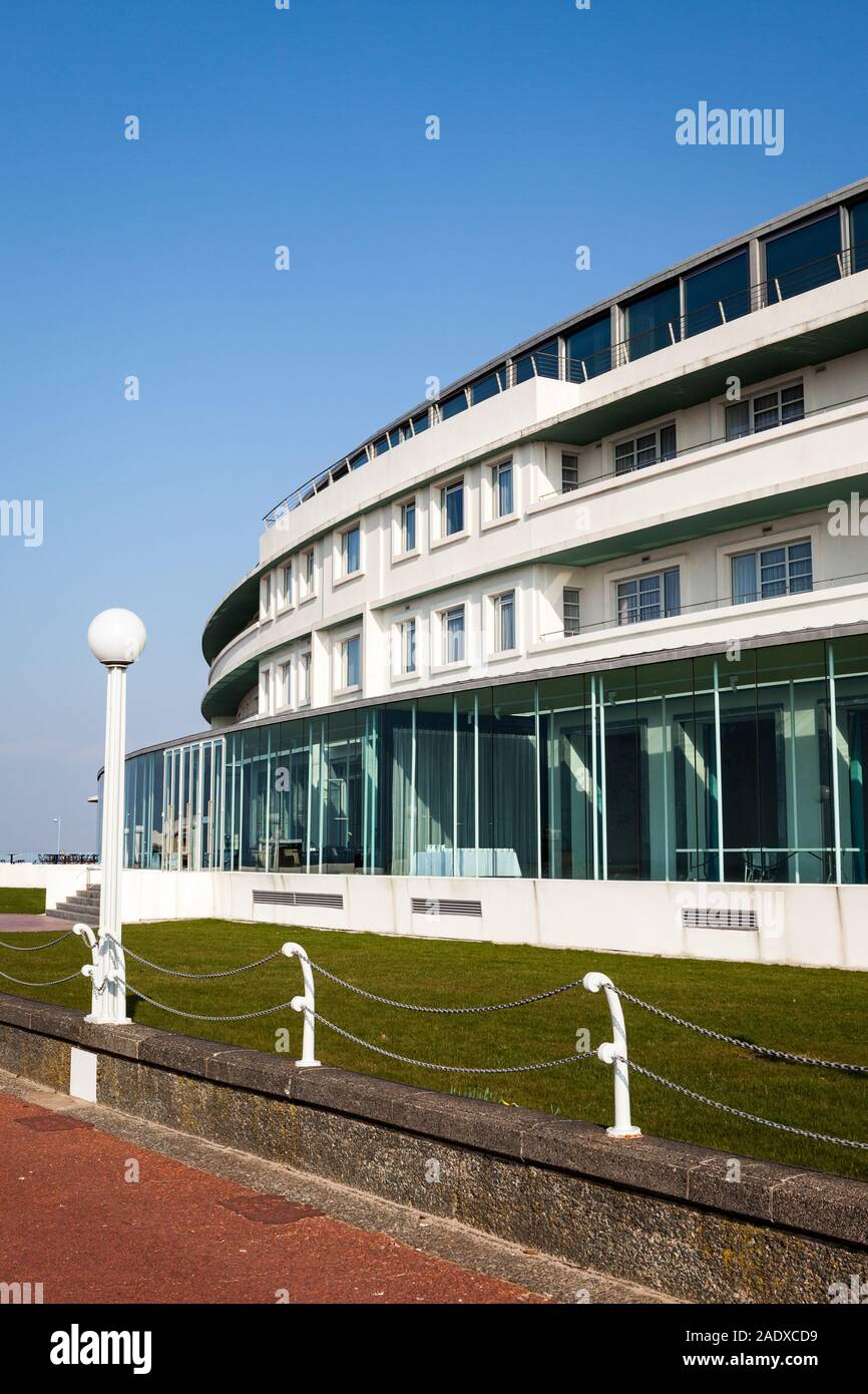 The Midland Hotel, Morecambe, Lancashire. Facing the promenade and ...
