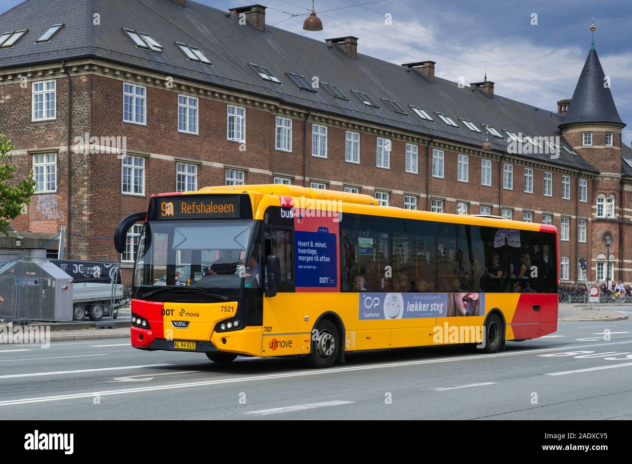 A local bus in Copenhagen, Denmark Stock Photo - Alamy